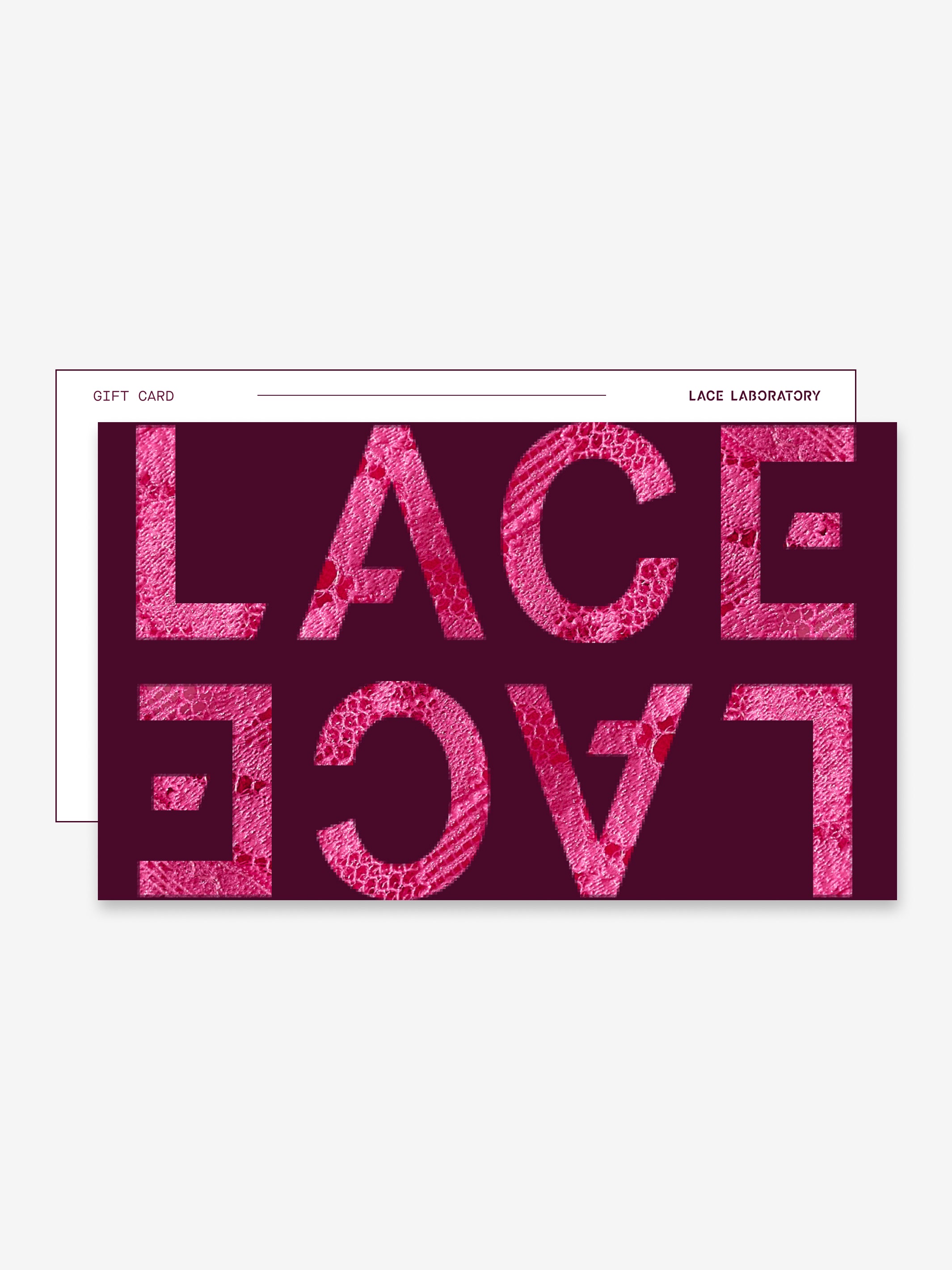 Digital Gift Card - Premium Lace Underwear | Lace Laboratory