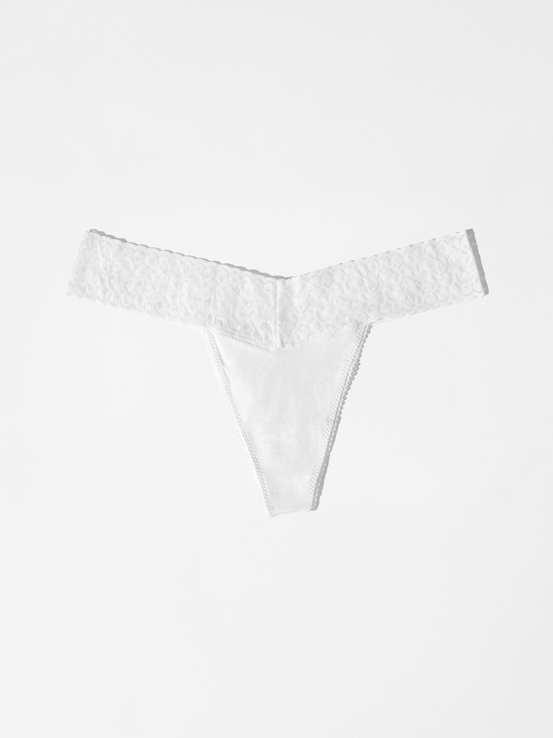 3 Modal Thong Coconut White - Lyxiga underkläder i spets och modal ...