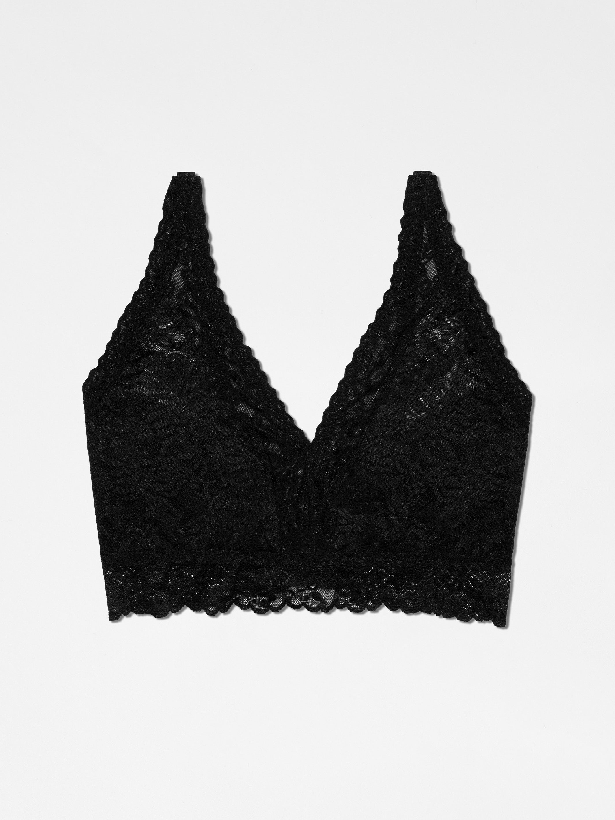 Curvy Lace Bralette Liquorice Therapy - Premium Lace Lingerie | Lace ...